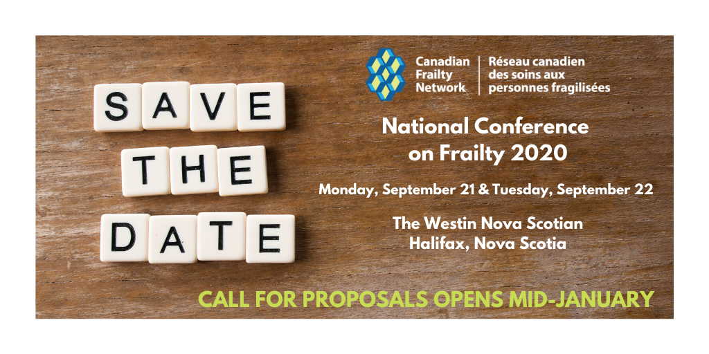 2020 National Conference on Frailty - Canadian Frailty Network