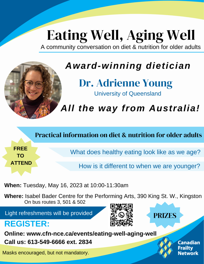 Eating Well, Aging Well - Canadian Frailty Network